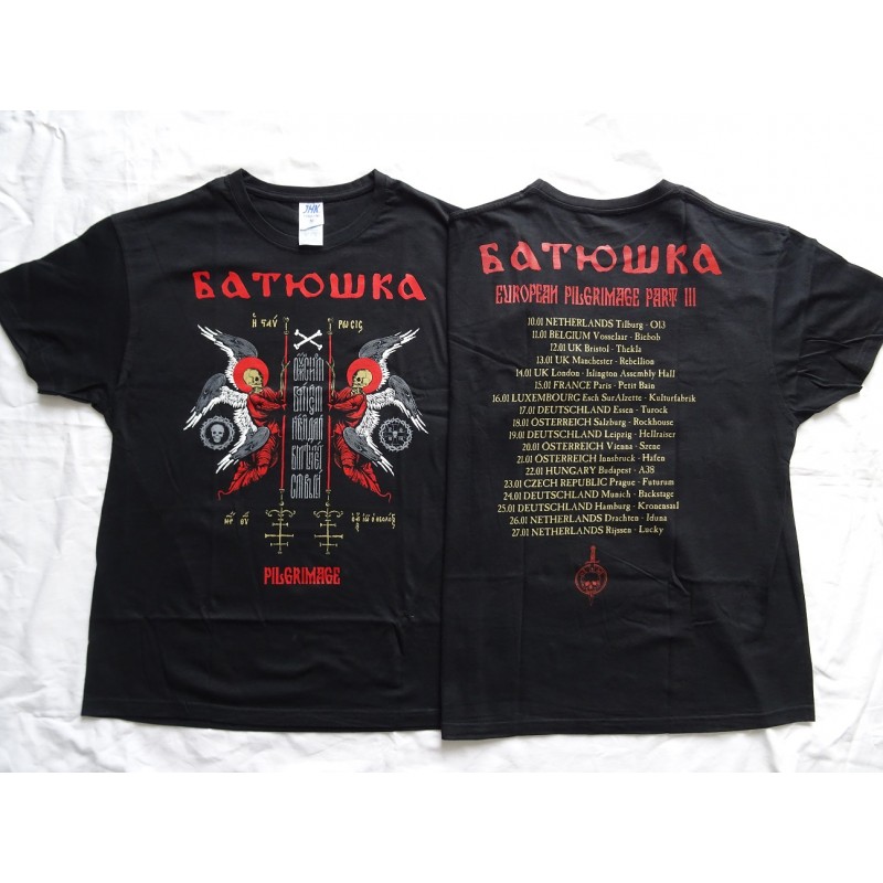 BATUSHKA LITOURGIYA OFFICIAL TSHIRT EUROPEAN Батюшка PILGRIMAGE TOUR ...