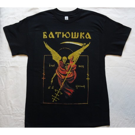 Batushka Smierc Death Tod Litourgiya Official Black T-Shirt
